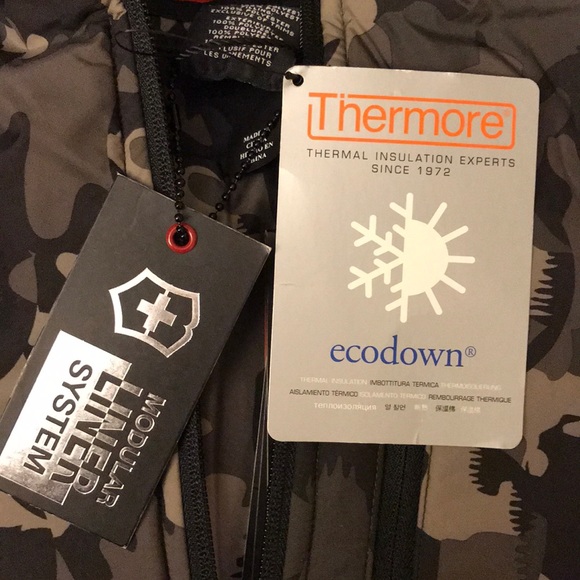 Victorinox | Jackets & Coats | Montreux Waterproof Camo Print Modular ...